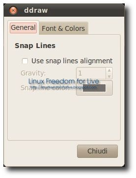 DDraw Disegnare Diagrammi 0.0.4 alpha - Linux Freedom